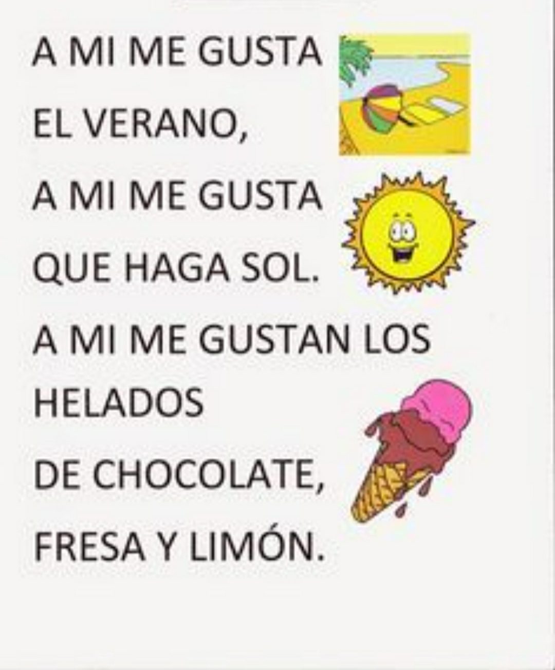 Actividades para Infantil: UNIDAD DIDÁCTICA: EL VERANO. LOS HELADOS