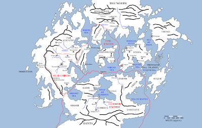 The Wertzone: Updated Timeline and Map from Joe Abercrombie's FIRST LAW ...