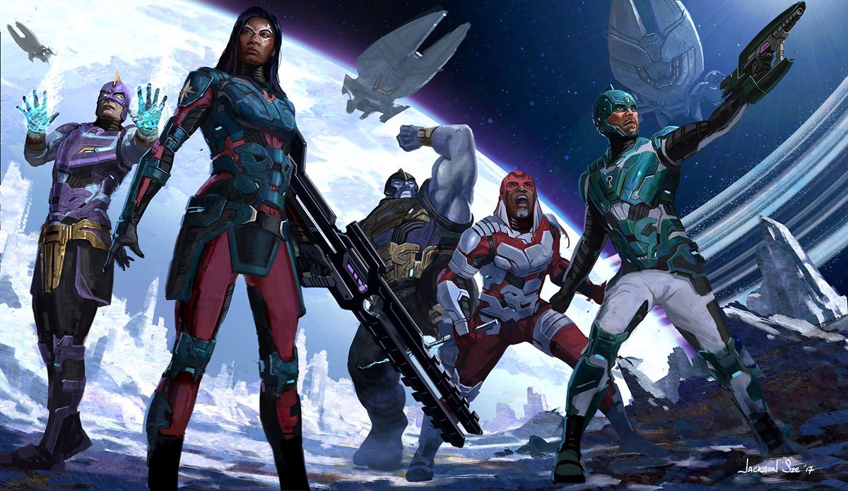 Confira mais de 30 concept arts diferentes do filme da Capitã Marvel ...