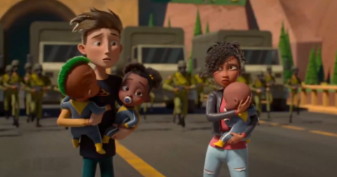 Nivel intrépido, mucha acción en animación