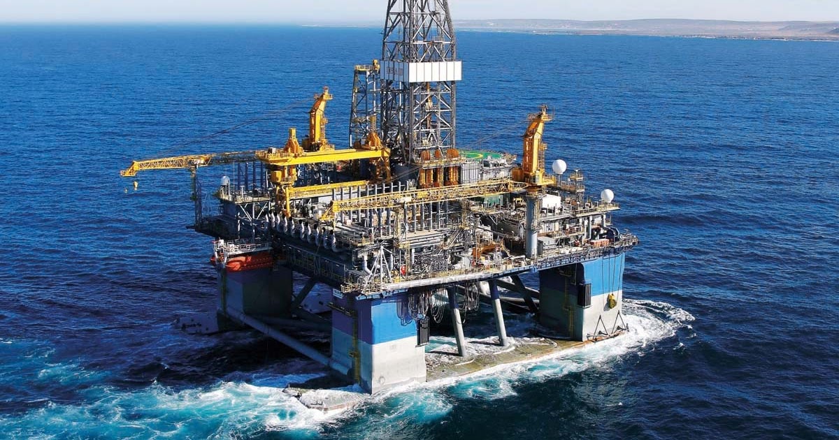 Offshore Base: Offshore oil gas semisub drill rig-ODN Delba III