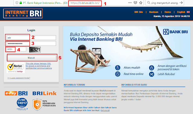 Cara Cek Mutasi Transaksi Rekening BRI di Internet Banking BRI - Aditya ...