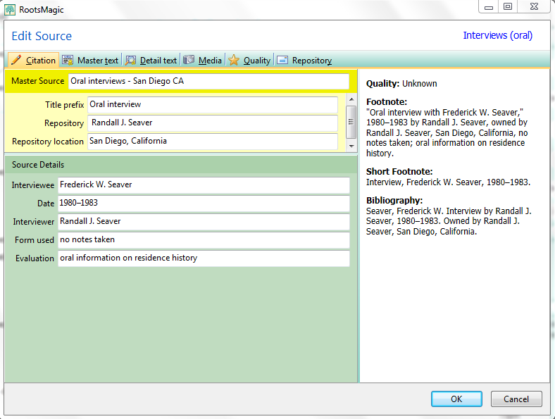 Genea-Musings: How Do I Cite Personal Knowledge and Oral, Written or ...