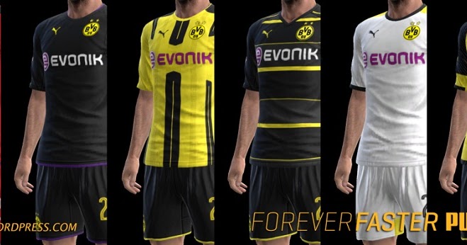 kits Borussia Dortmund 2016/2017 Pes 2013 By BK-201 | Actualizacion Pes ...