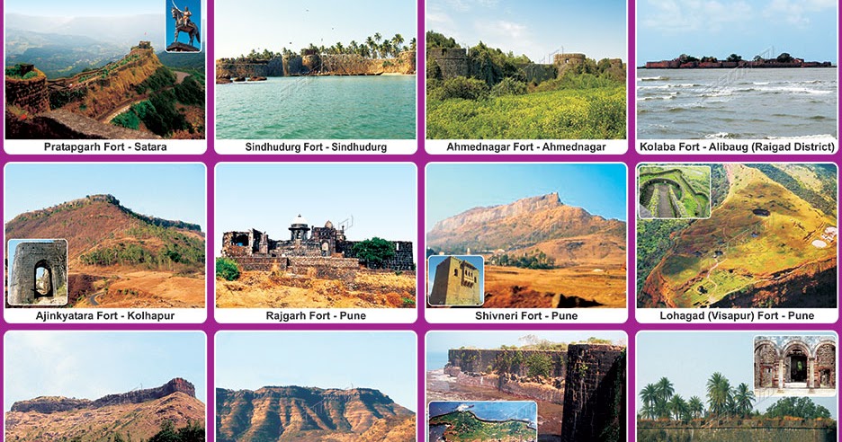 Forts In Maharashtra Map Forts In Maharashtra Map