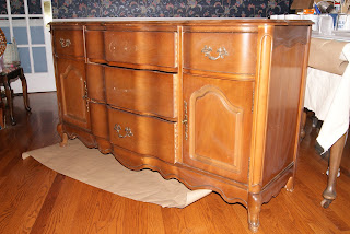 Melissa Fulton Designs: Plain Vanilla... the French Provincial Buffet