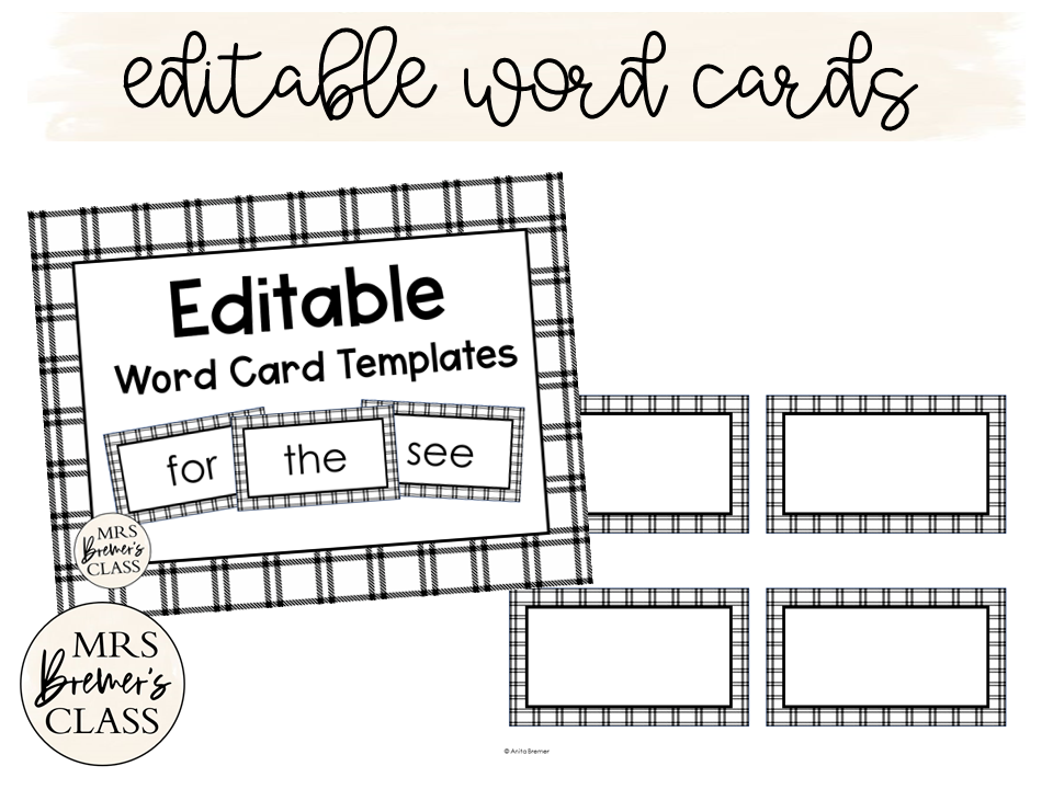 Editable Word Wall featuring Melonheadz Kidlettes | Mrs. Bremer's Class