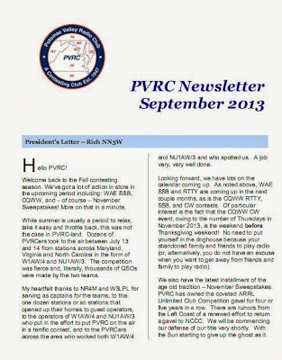 F5IRO Freddy: PVRC newsletter