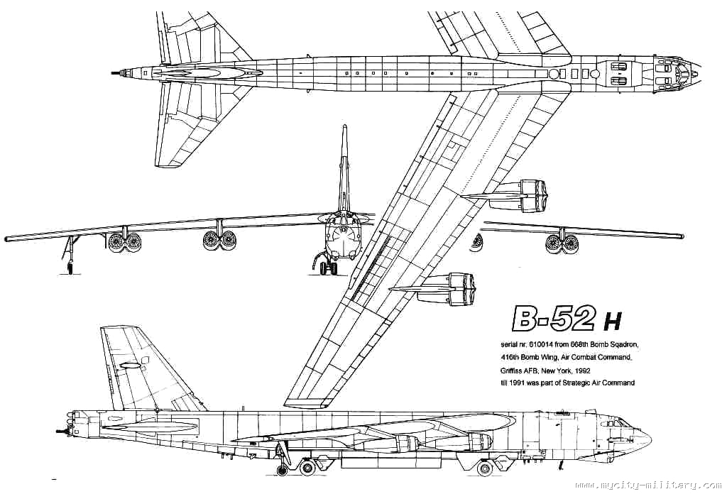 Sextant Blog: 103.) Boeing B-52H "Stratofortress" / "Buff" USAF ...