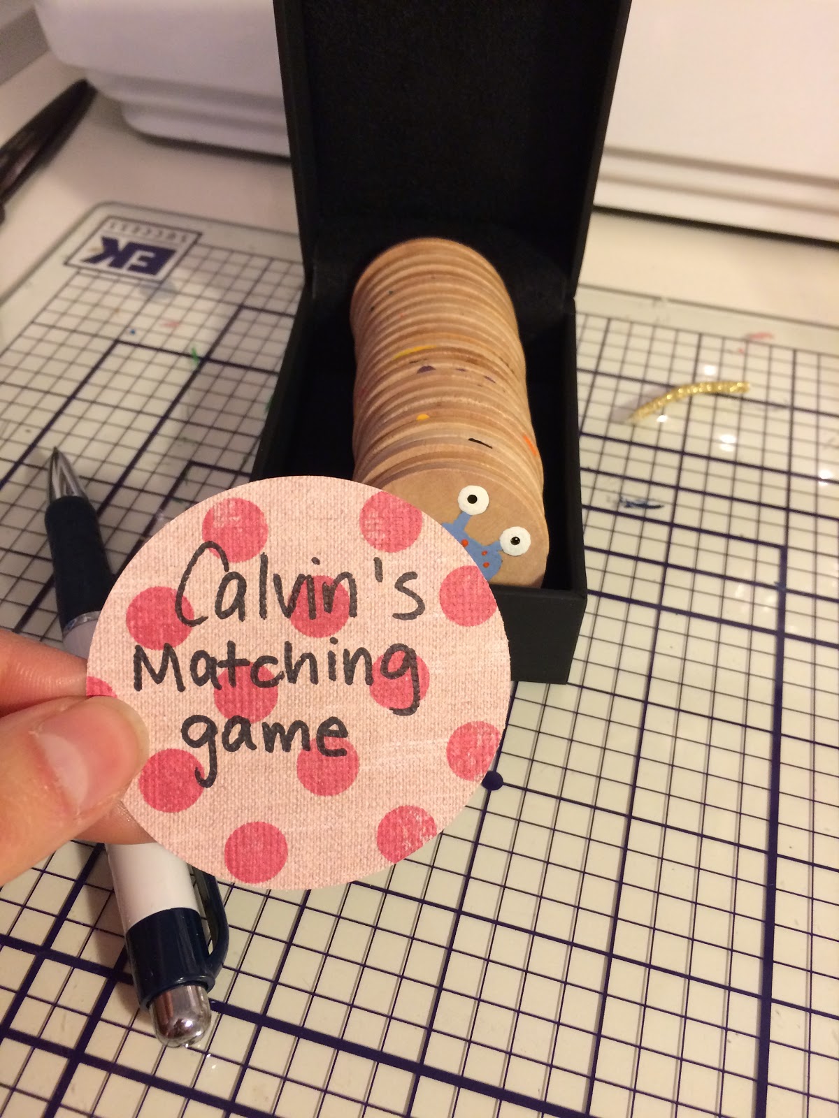 Cut Now, Measure Later : Made with Love: DIY Memory Game