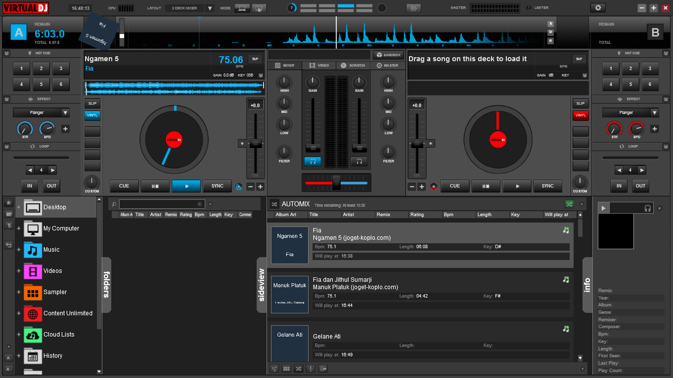 Atomix VirtualDJ Pro Infinity V 8.1.2832.1112. Full version ~ dbs dayu ...