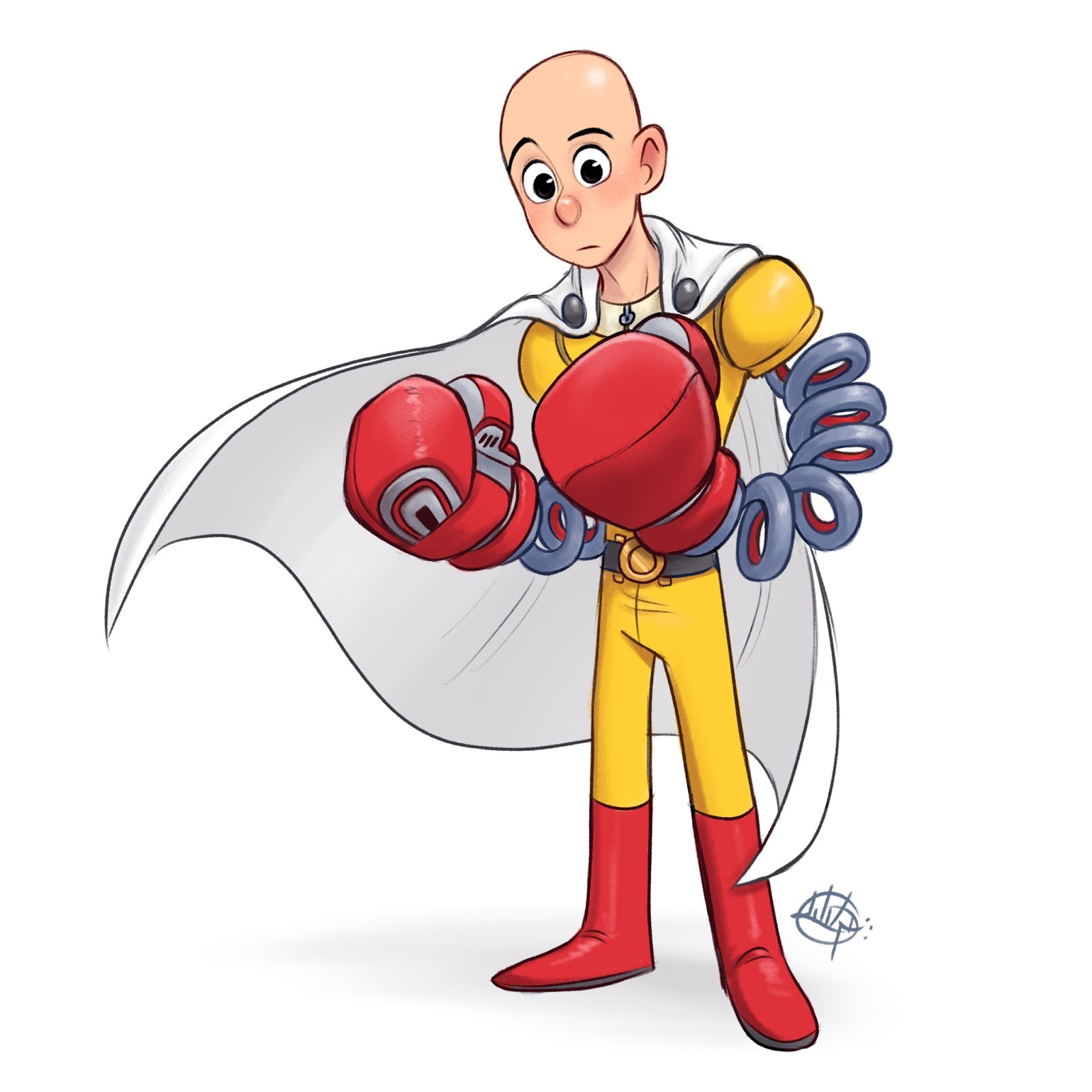 The art of Luigi Lucarelli: One Punch Man X Arms