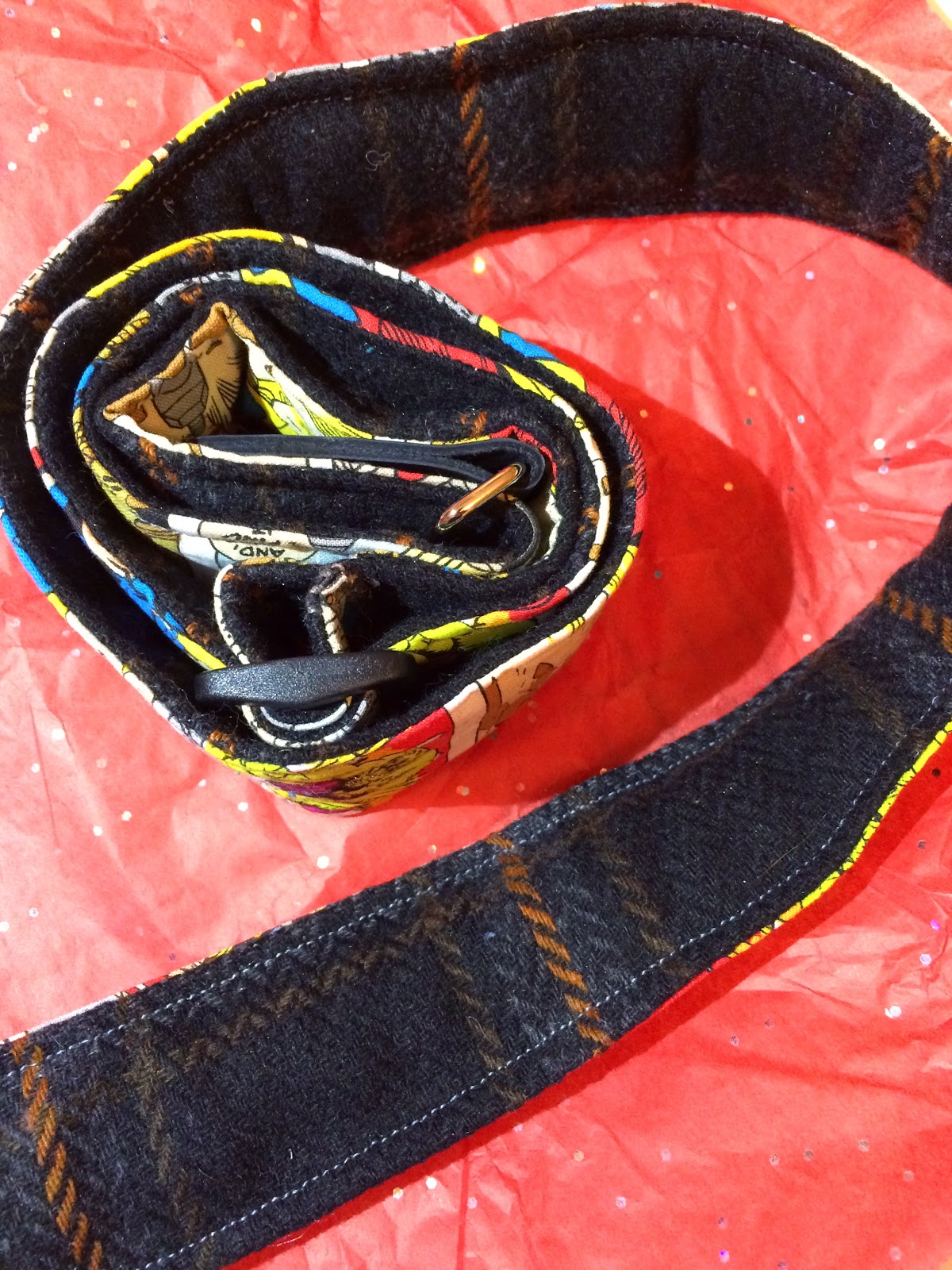 Cut Now, Measure Later : Patchwork Camera Neck Strap and Wristlet Strap