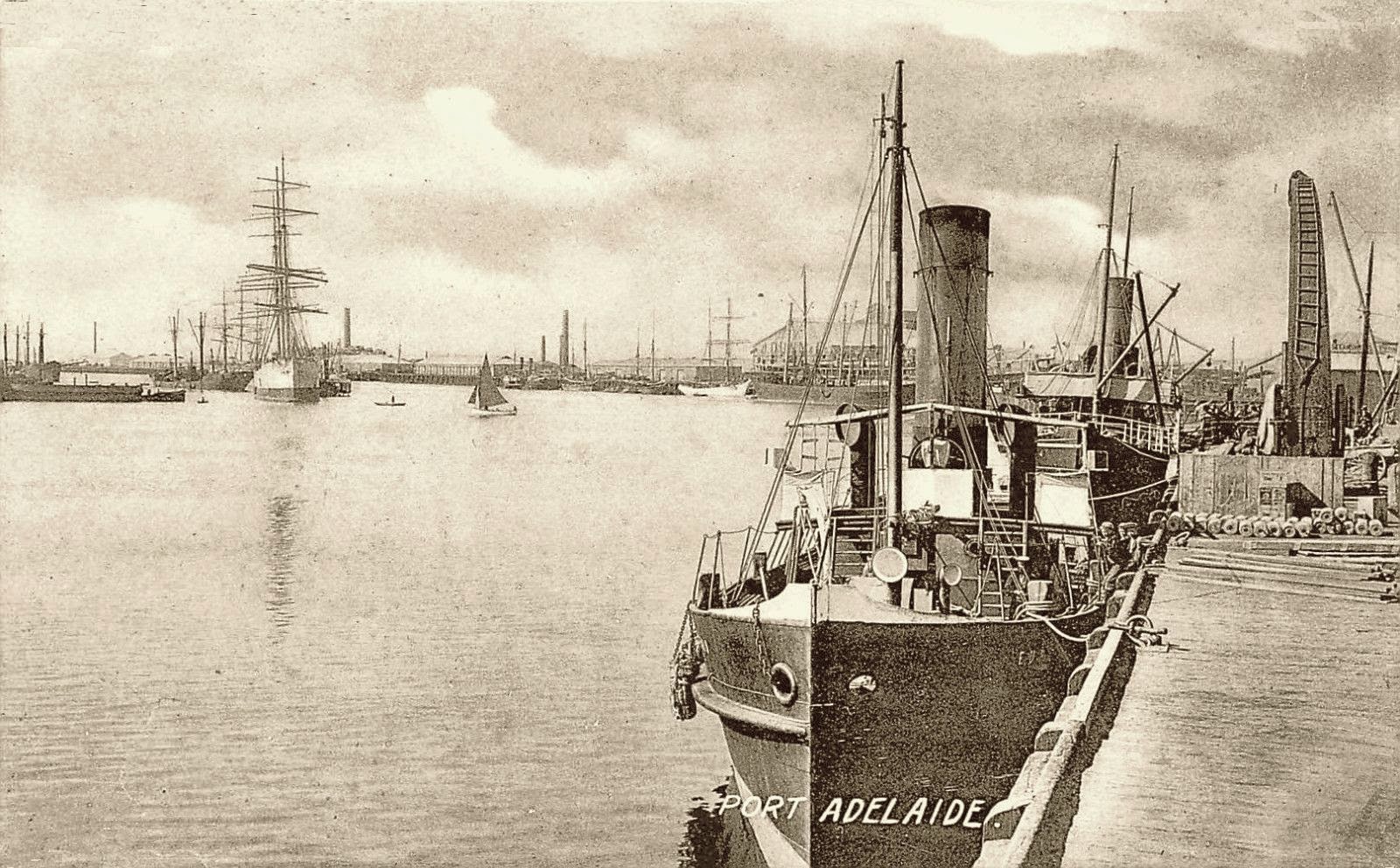 transpress nz: vessels in Port Adelaide, Australia, 1900s