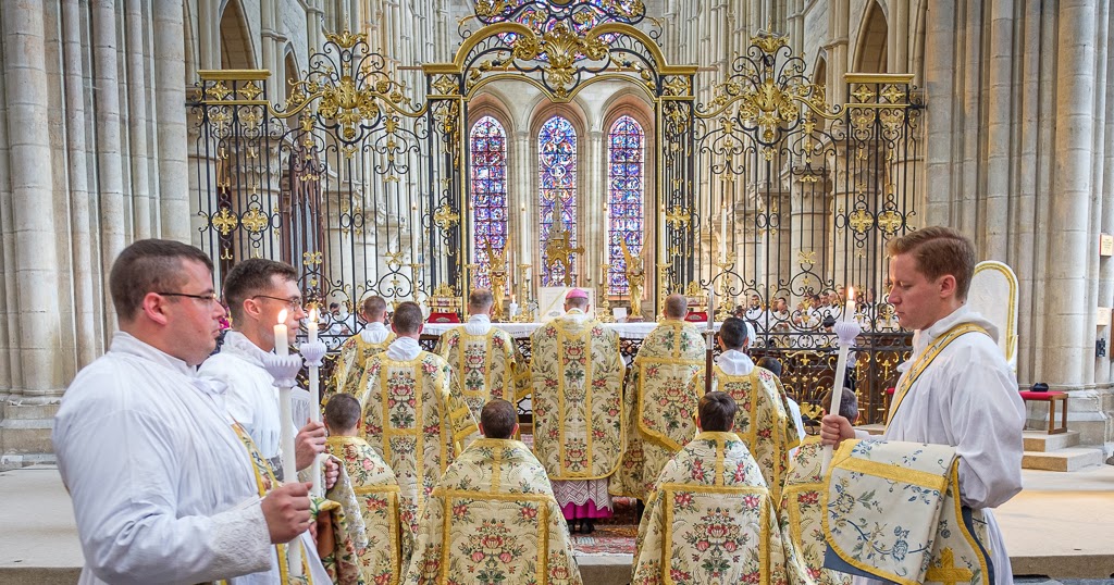Once I Was A Clever Boy: FSSP Vestments at Laon