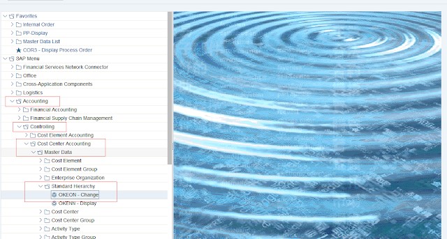 Tcodesee Create Cost Center Hierarchy Standard Hierarchy Tcodesee Create Standard