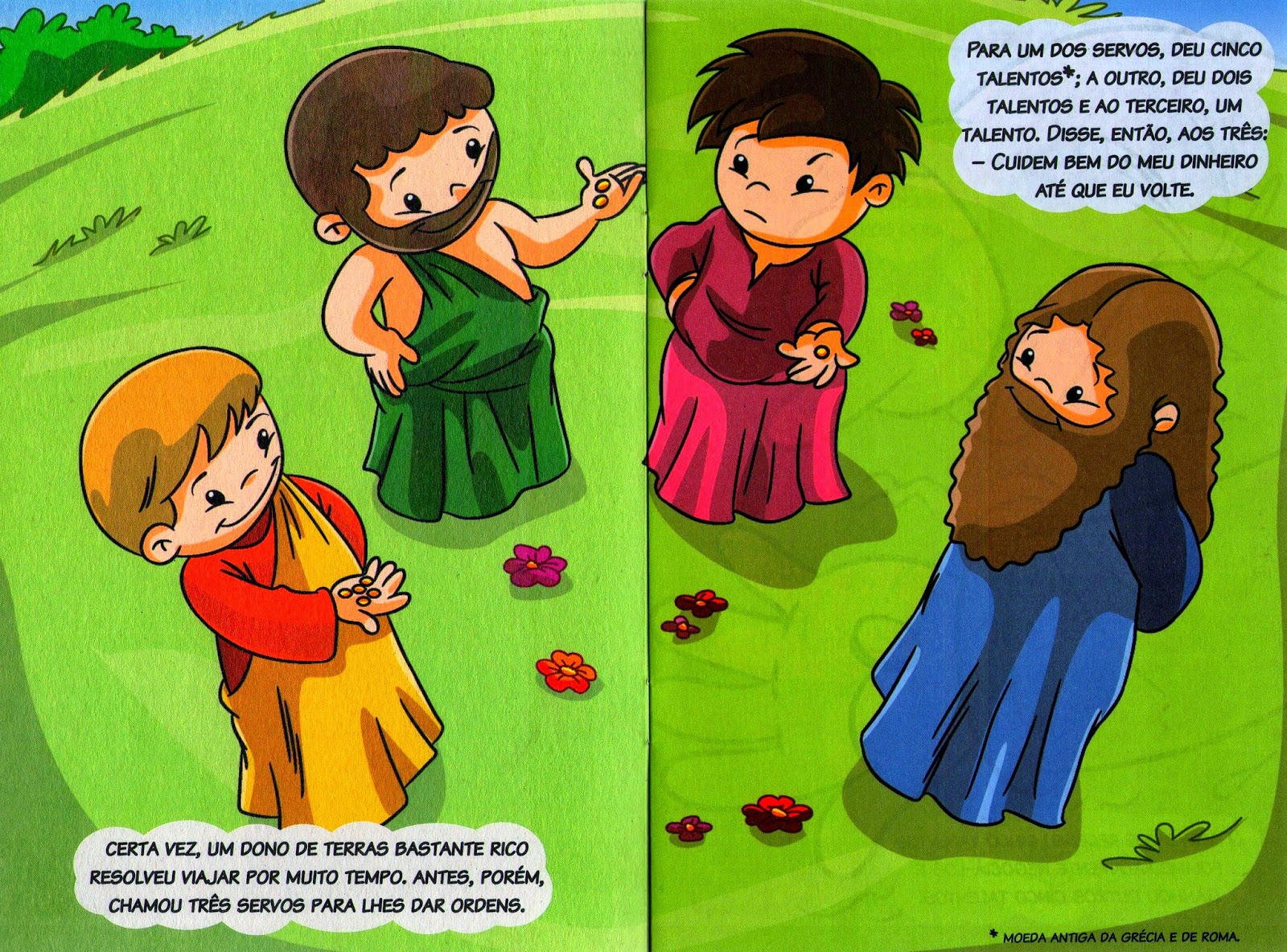 Escola Dominical Infantil: Parábola: Os talentos - Editora Bicho Esperto