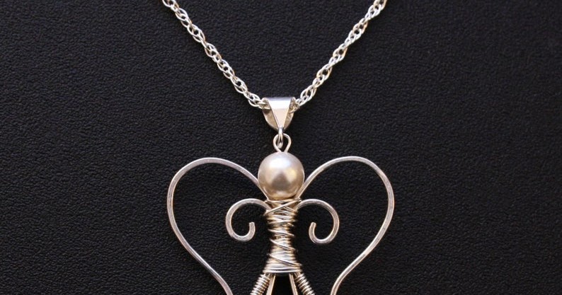 Wire Wrapped Angel Pendant Tutorial / The Beading Gem