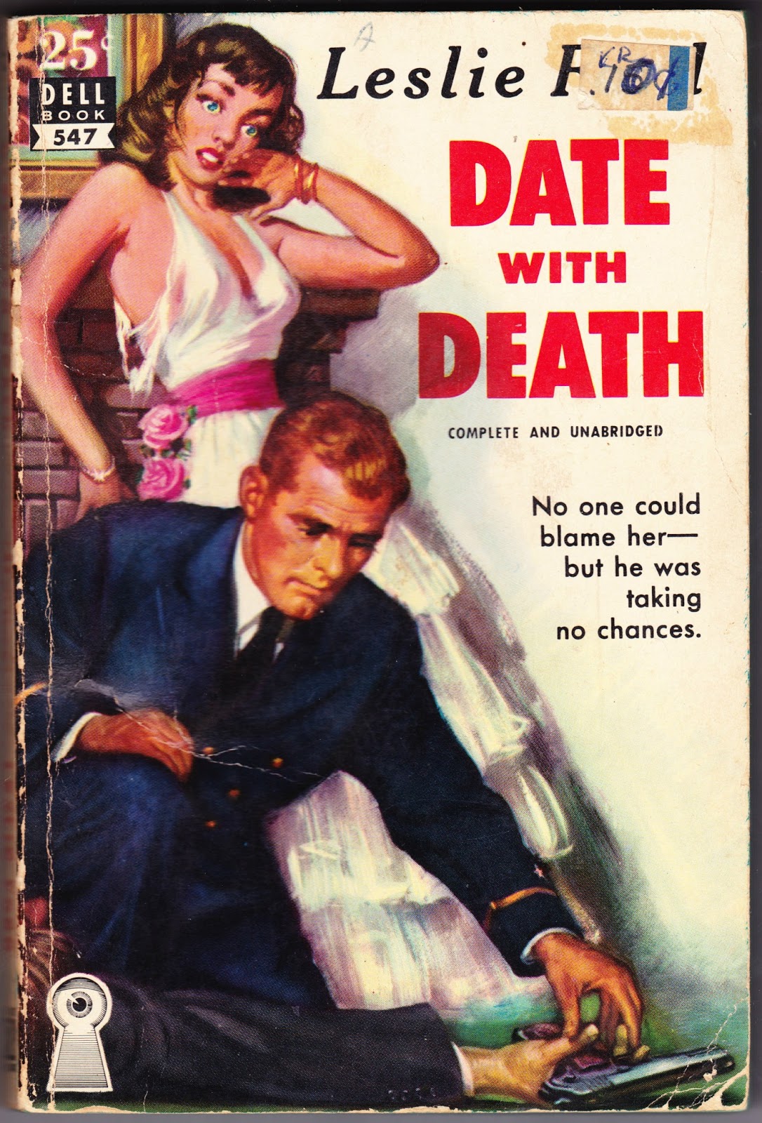 Papergreat: Illustrated "mapback" on vintage Dell paperback "Death with ...