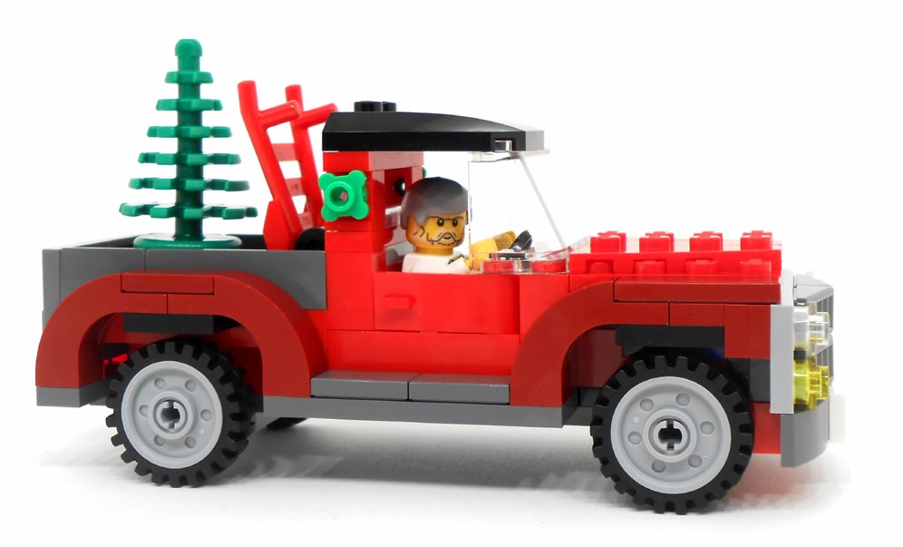 Oz Brick Nation: LEGO Exclusive 40083: Christmas Tree Truck Review.
