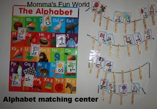 Momma's Fun World: Alphabet fun matching center