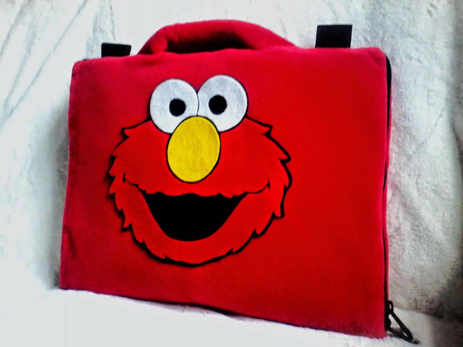Softcase Laptop/Tas Laptop 14inchi Notebook,Netbook Lucu Elmo