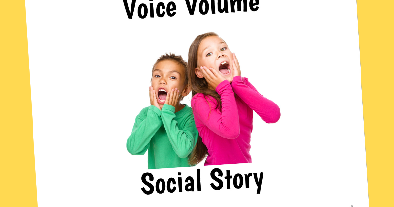 No Screaming Social Story