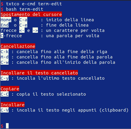 ah!'ppunti: Gestire la linea di comando del terminale