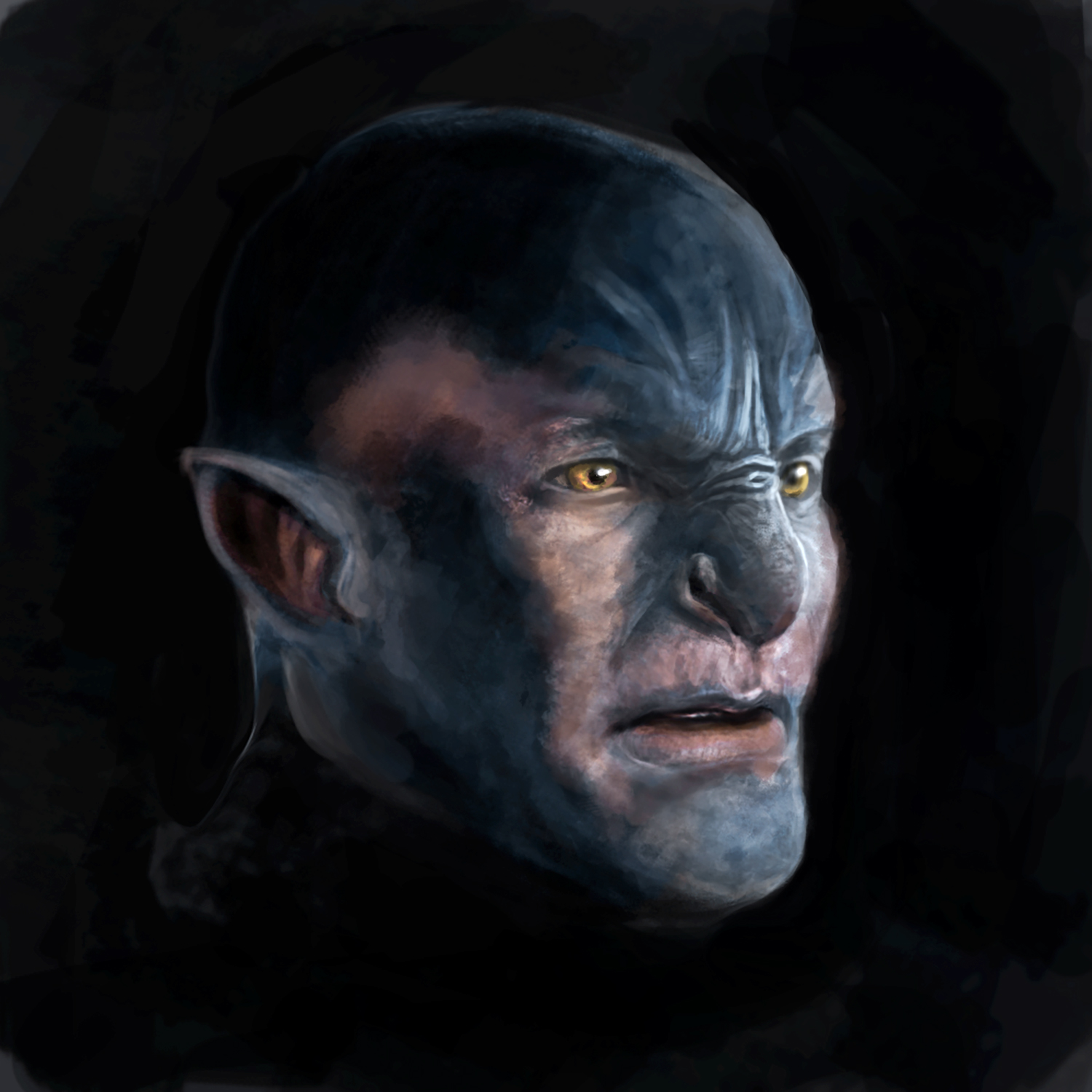 Digital Painting of Nick Jackoby from the Netflix Movie "Bright ...