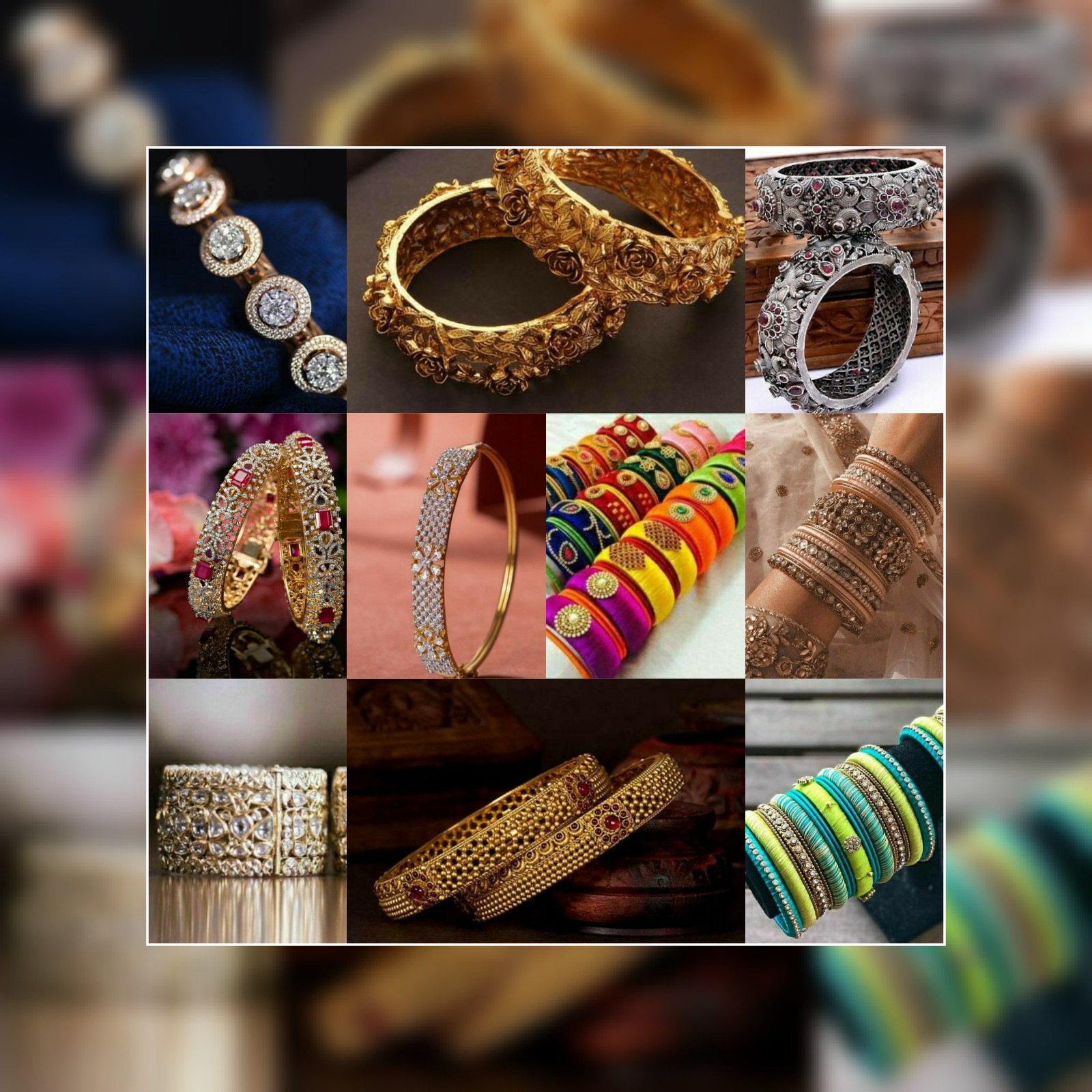 LARGEST COLLECTION OF BANGLES!! (more than 50 designs)