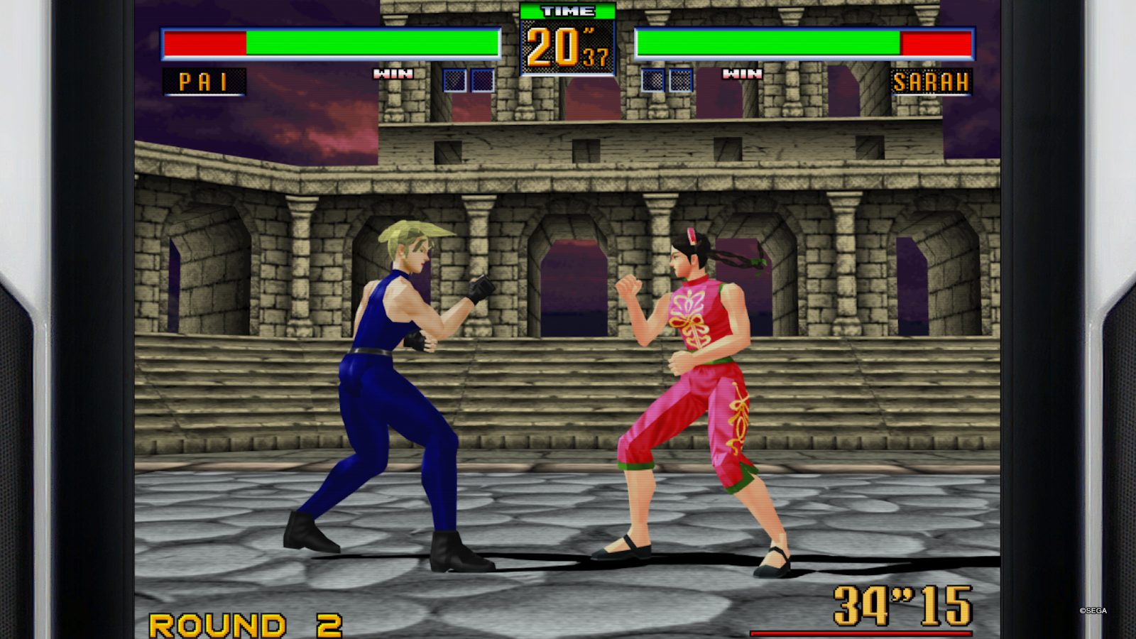 Corona Jumper: Virtua Fighter II (Sega Saturn, Arcade, 1995)