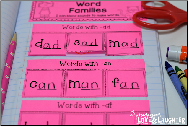 Teaching With Love and Laughter: Kindergarten Phonics Interactive Notebooks