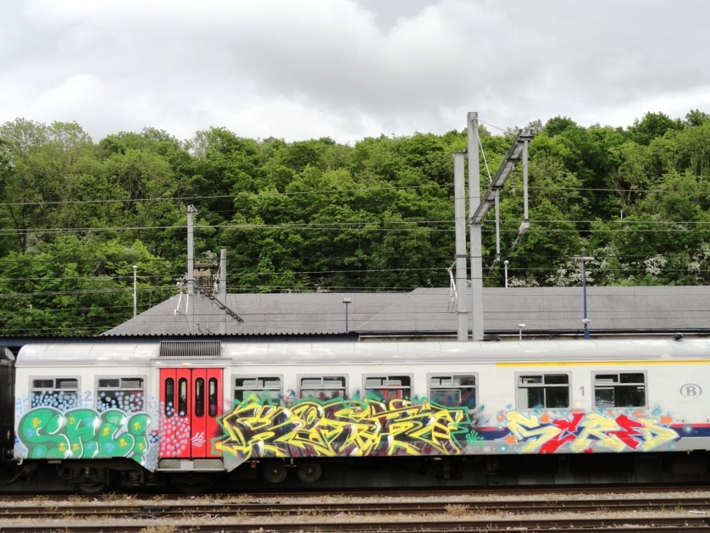 TRAIN WRITING Art on Train