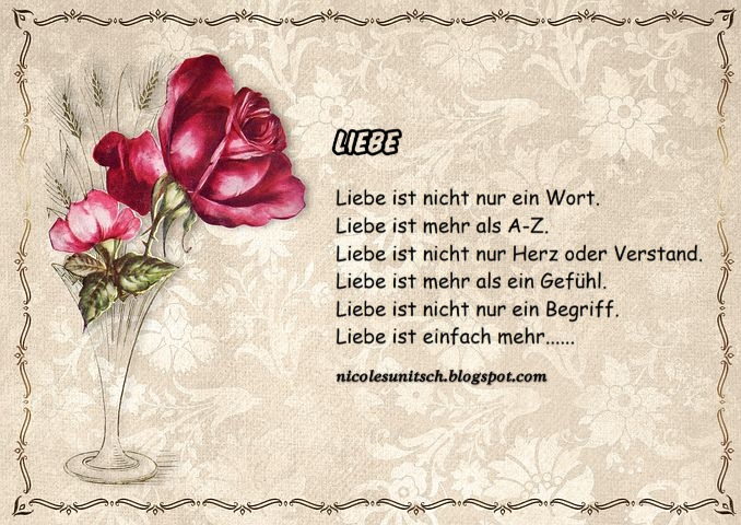 Gedichte von Nicole Sunitsch - Autorin : Liebe - Gedicht von Nicole ... Gedichte von Nicole Sunitsch - Autorin : Liebe - Gedicht von Nicole ...