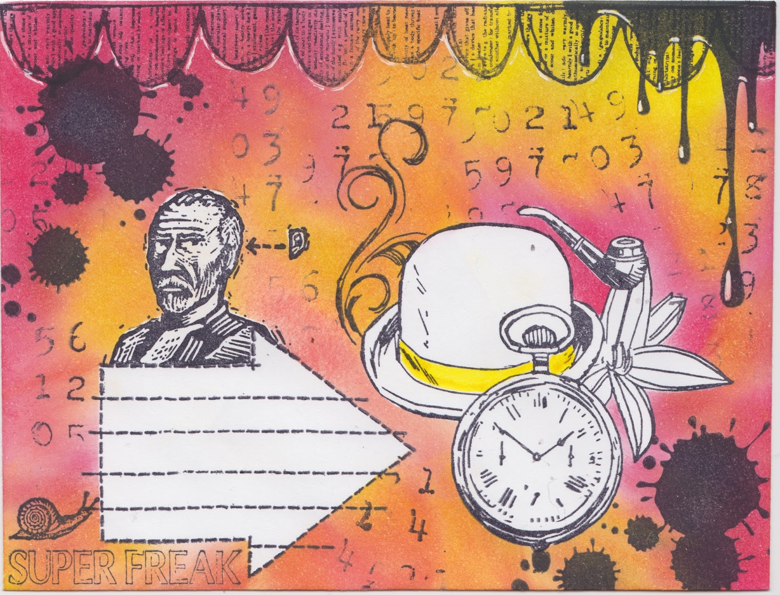 * The Crafty Sugar Addict *: Making Mail Art