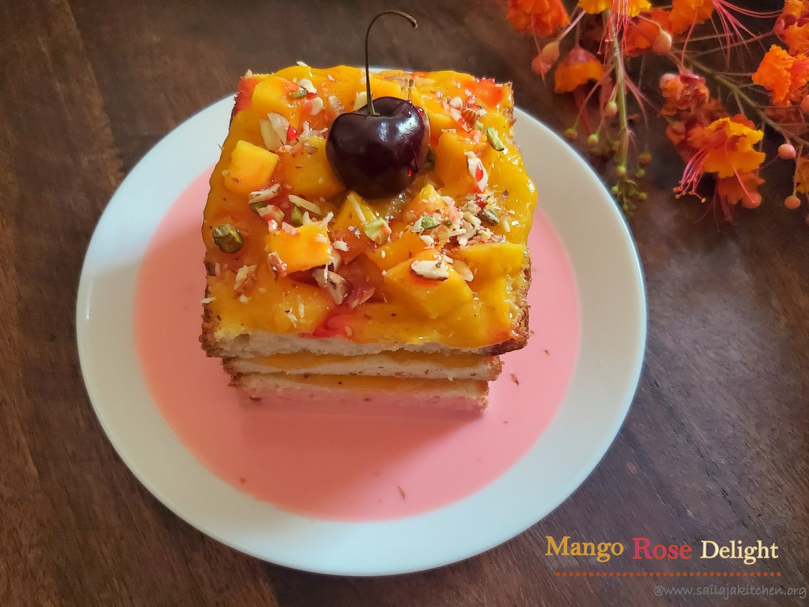 Sailaja Kitchen...A site for all food lovers!: Mango Rose Delight ...