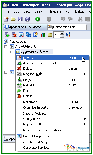 Oracle Applications Oracle Application Framework Oaf Creating Search Page
