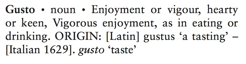HUNGRY HOSS: Gusto