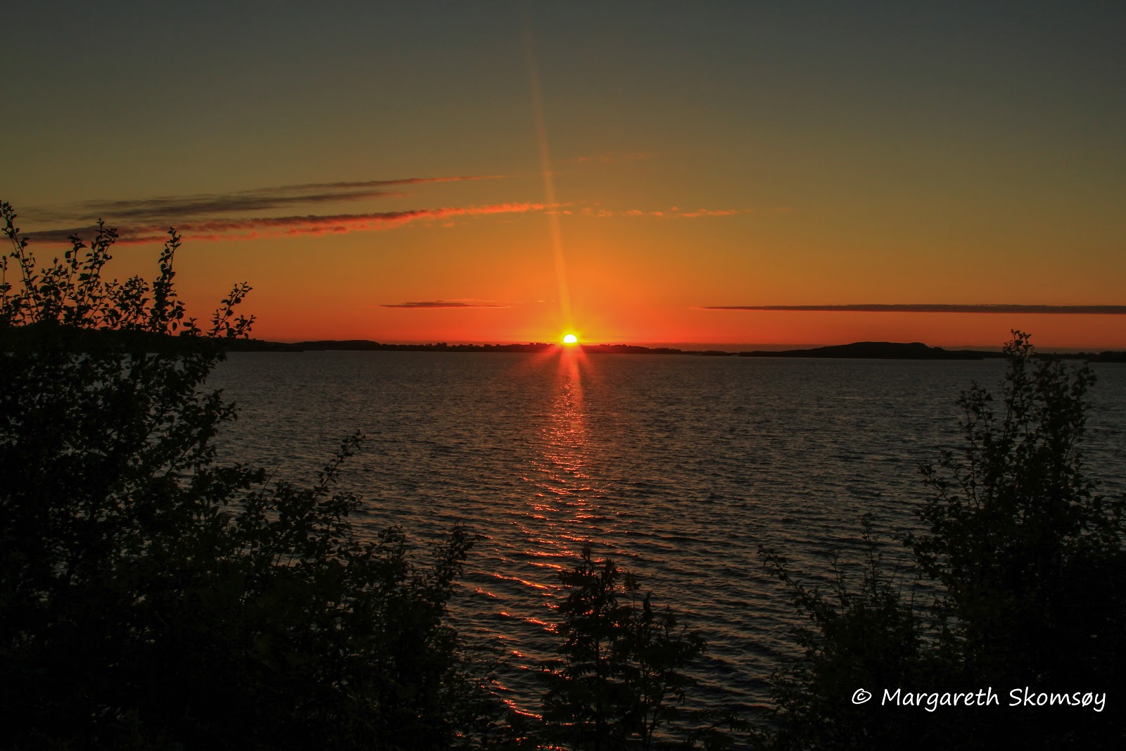 Mine dager i bilder: Solnedgang og soloppgang