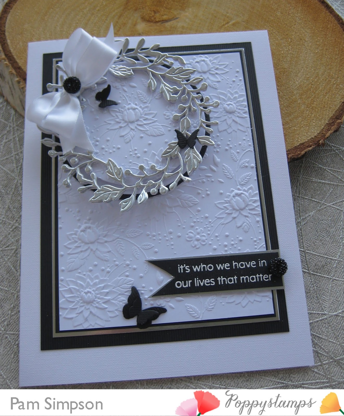 pamscrafts: Monochrome Card.
