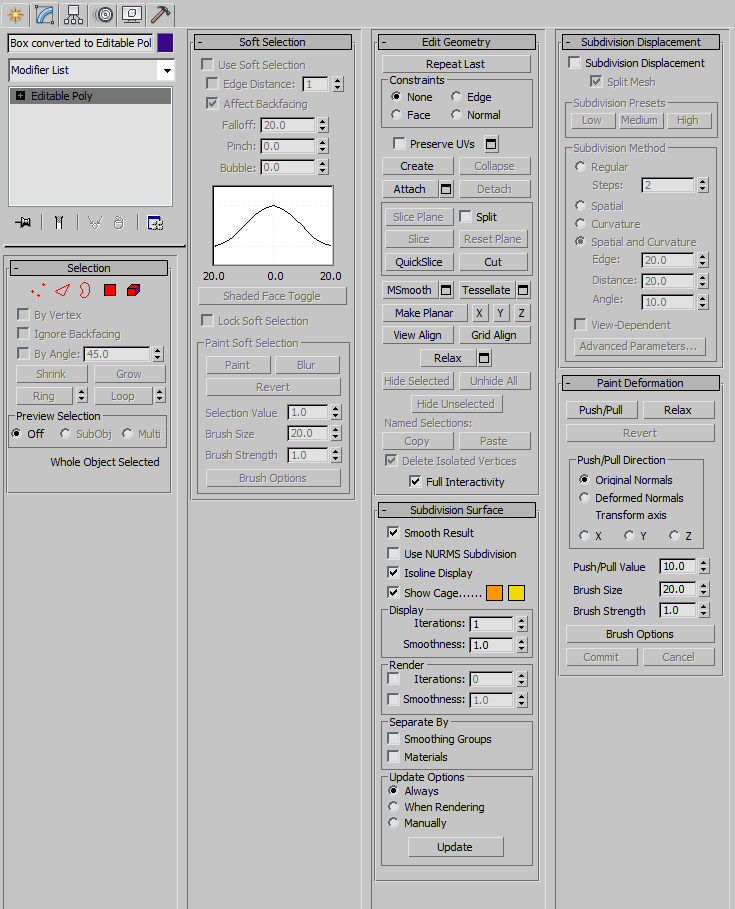 3ds Max Tips 'n' Tricks: Edit Poly vs Editable Poly
