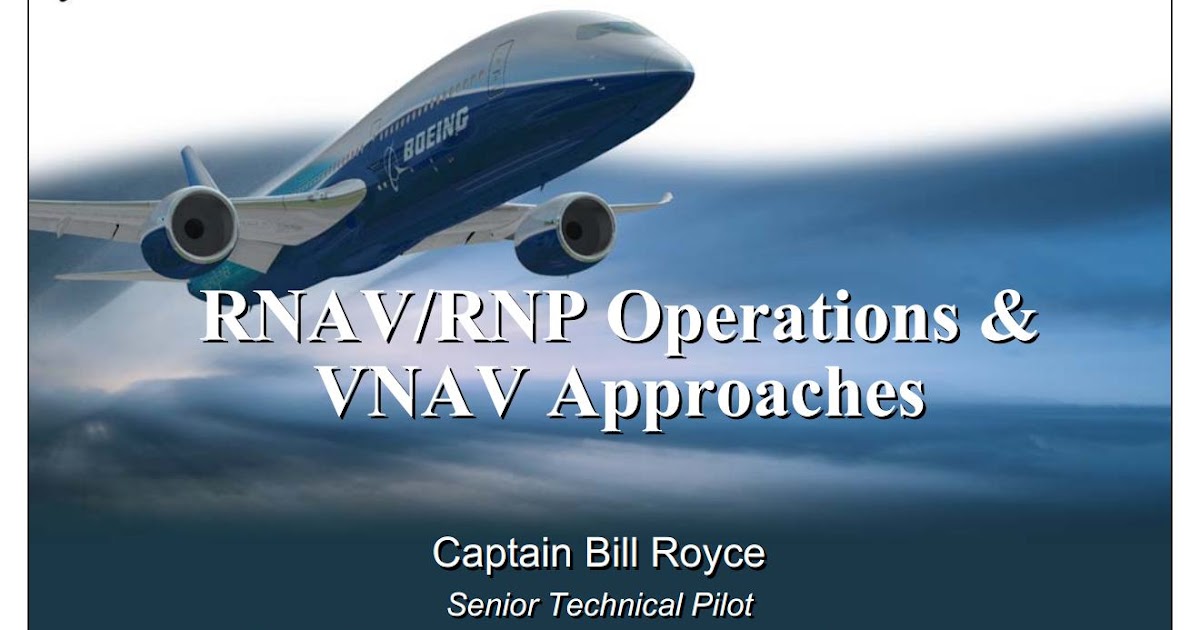 ARQUIVOS AERONÁUTICOS: RNAV-RNP Operations & Approaches