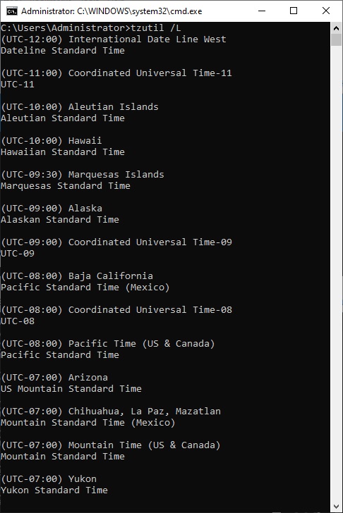 Cara mengubah Time Zone di Windows 10 dengan Command Prompt - Teknologi ...
