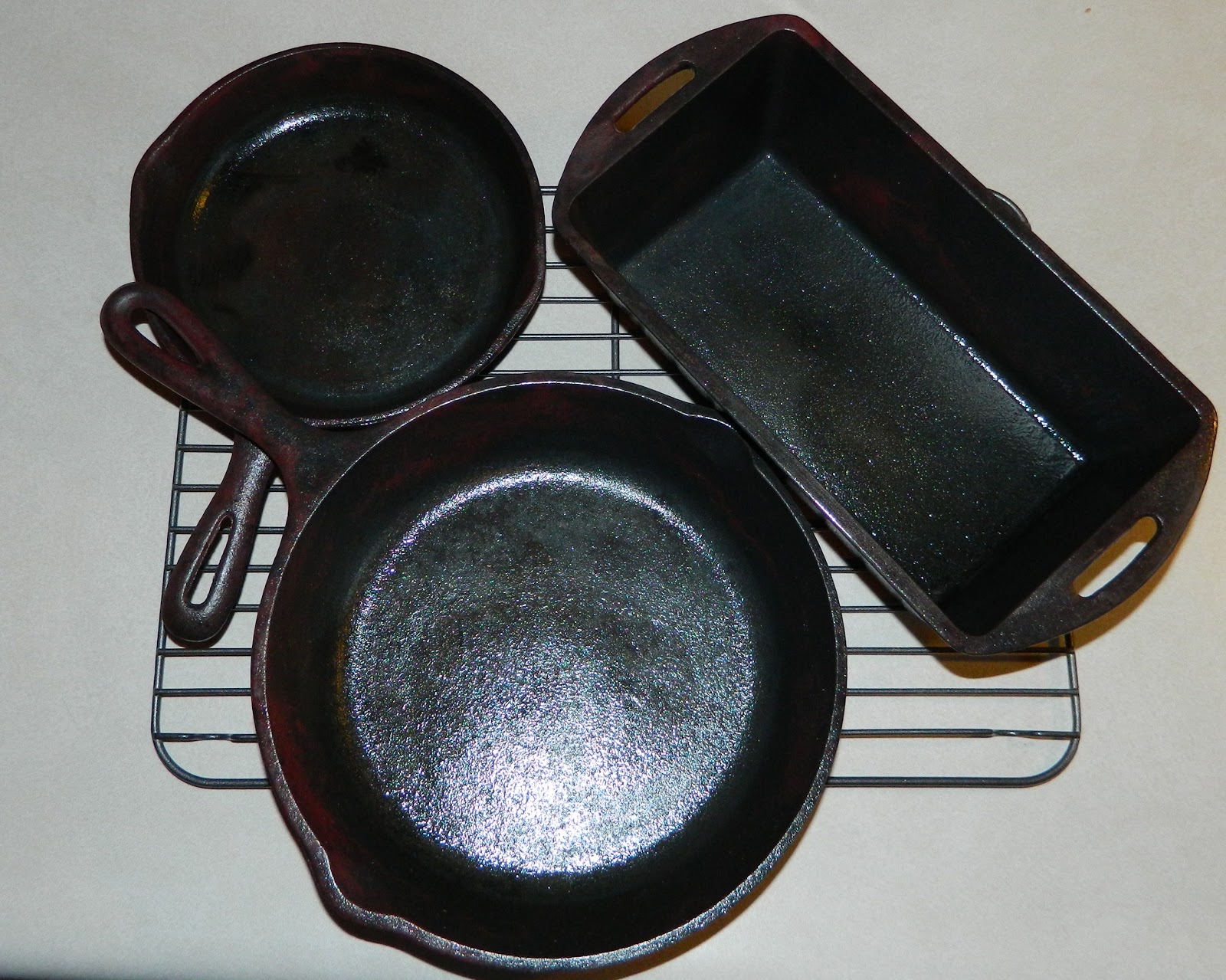 Lise's Log Cabin Life: Restoring Cast Iron The Old Timer Way, Part 2