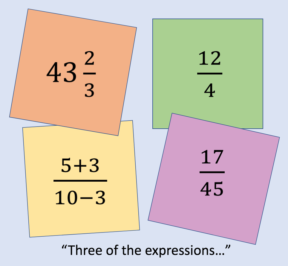 MathSnack: WODB: Fractions
