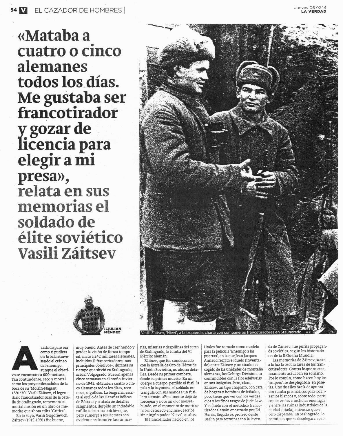 Blog de Geografía e Historia - IES Fco. de Goya: Vasili Zaitsev