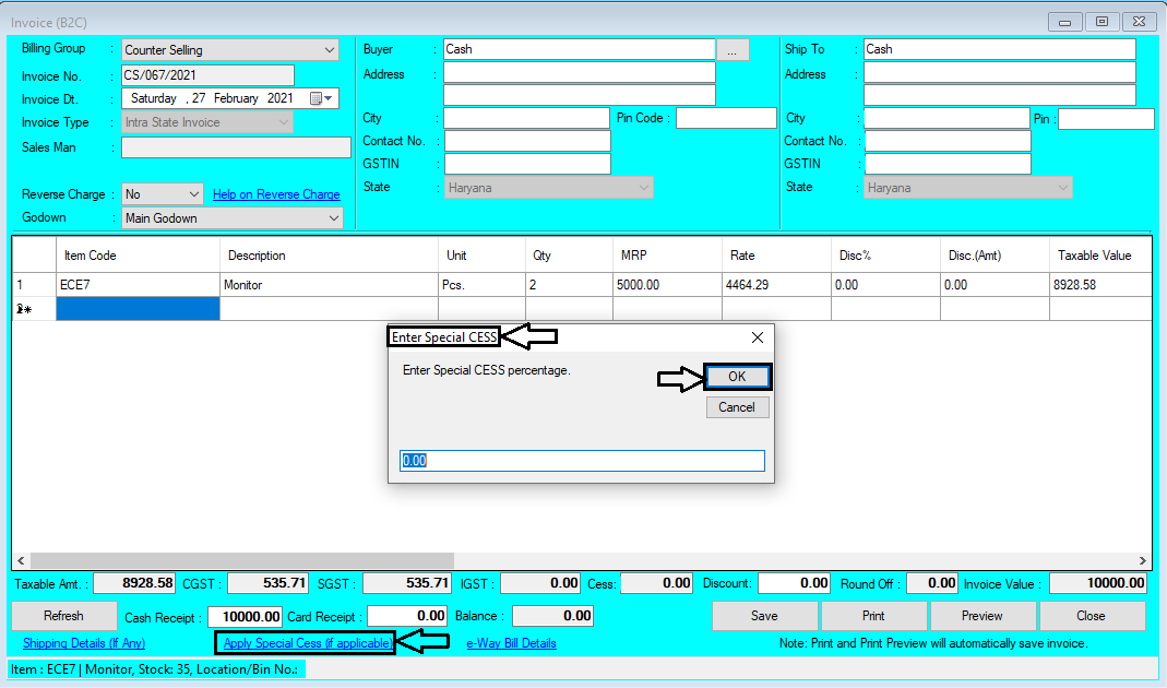 Invoice B2C Help Guide