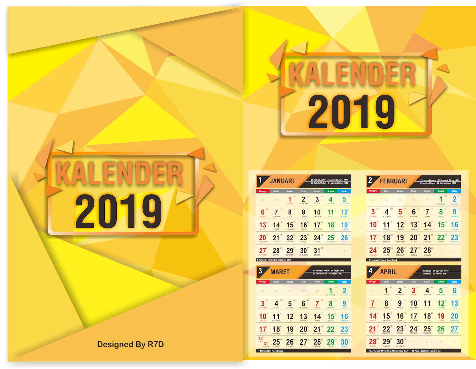 44+ Desain Kalender Keren Pics