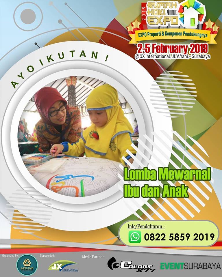 Lomba Mewarnai Ibu dan Anak 2019 - lomba menggambar dan mewarnai 2021