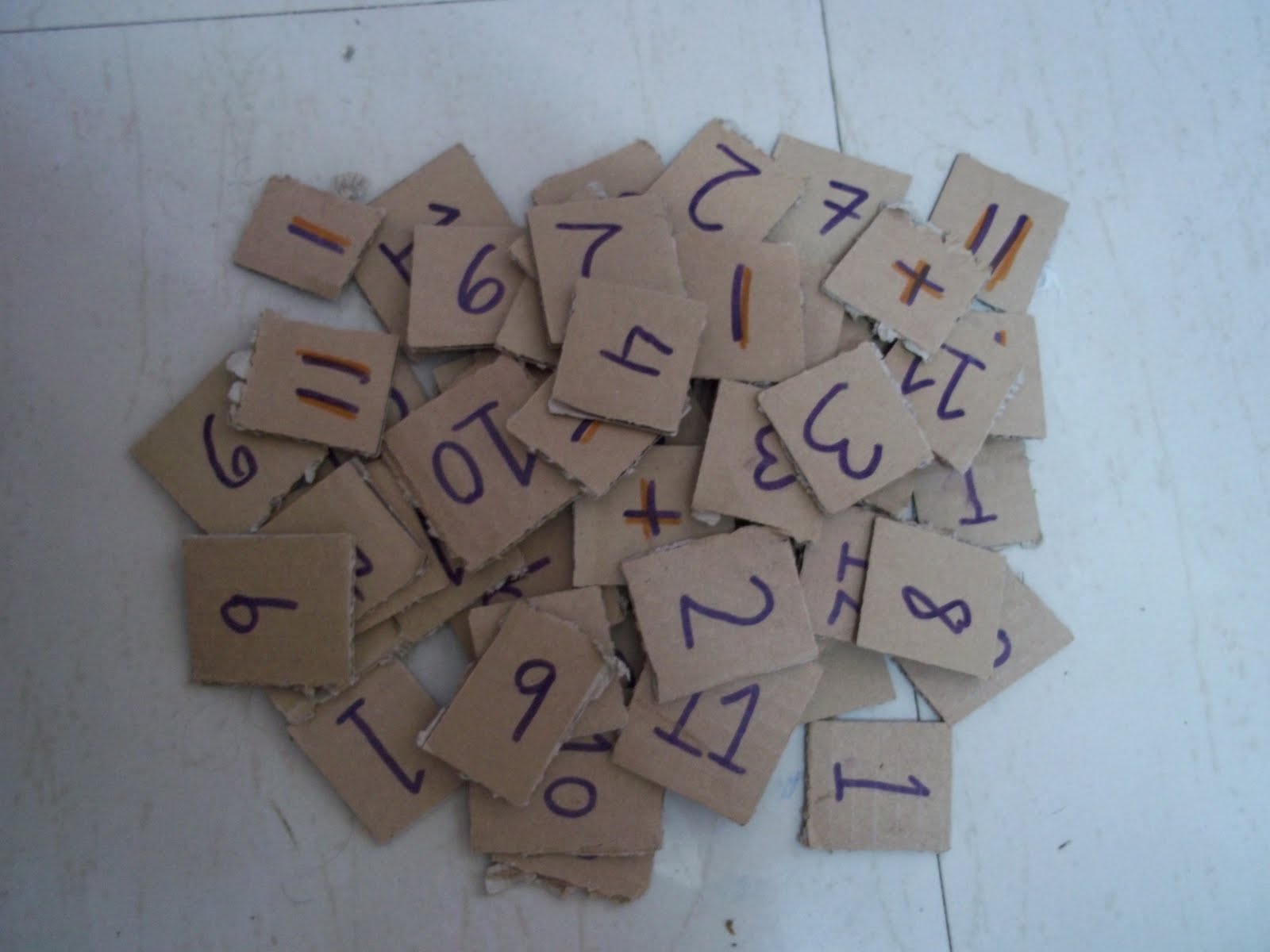 Homemade Arithmetic Manipulatives for Homeschooling | Penniless Parenting
